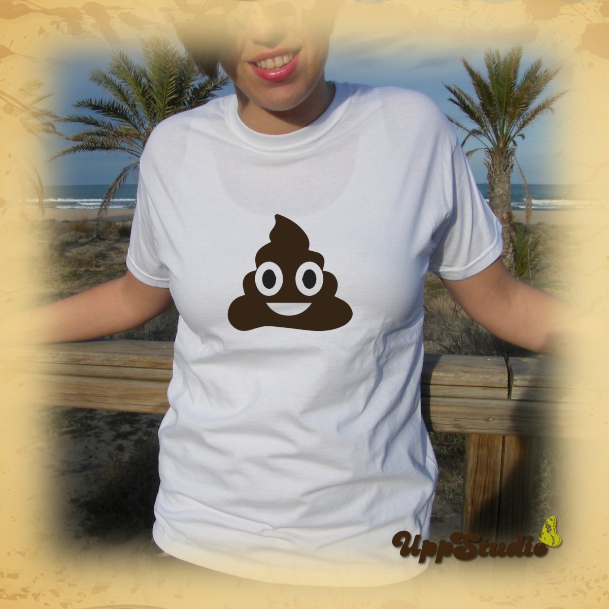 Camiseta WhatsApp | Caca | Emoji – Camisetas Chulas